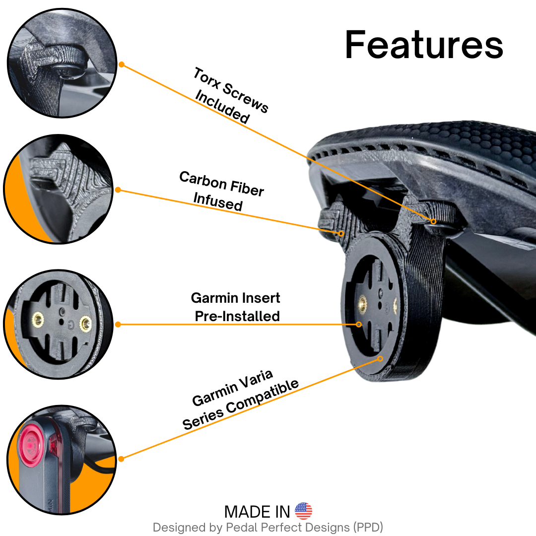 Garmin Varia RTL515 Specialized/S-Works Saddle Mount – Pedal Perfect ...