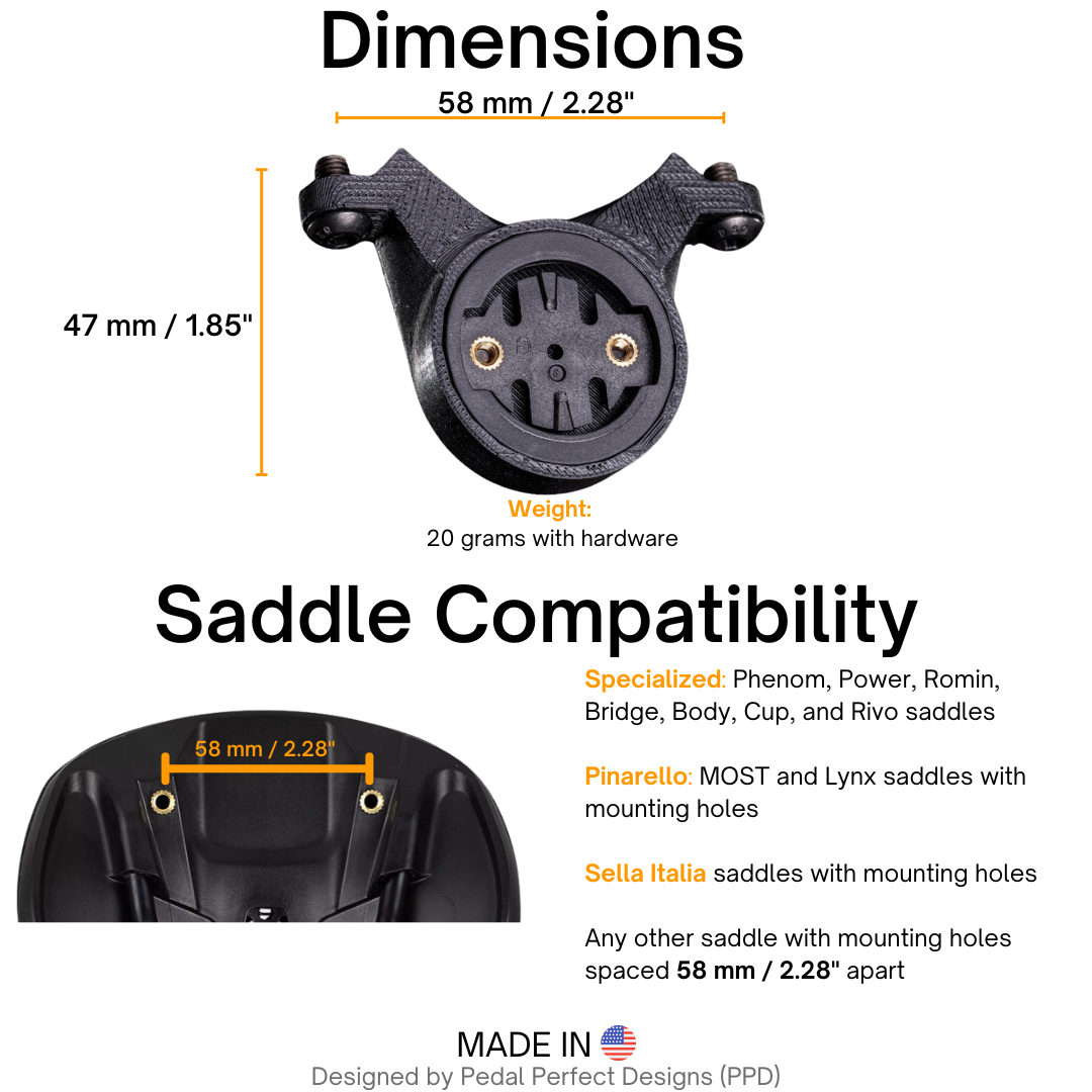 Garmin Varia RTL515 Specialized/S-Works Saddle Mount – Pedal Perfect ...